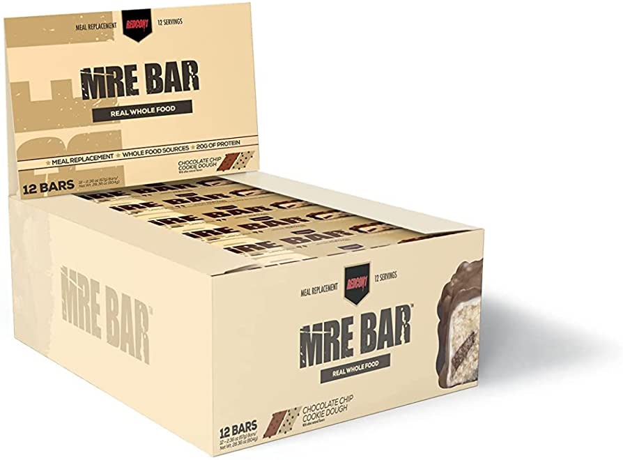 MRE Bar Redcon1 12 Piezas | Barra de Proteína con Ingredientes Reales ...